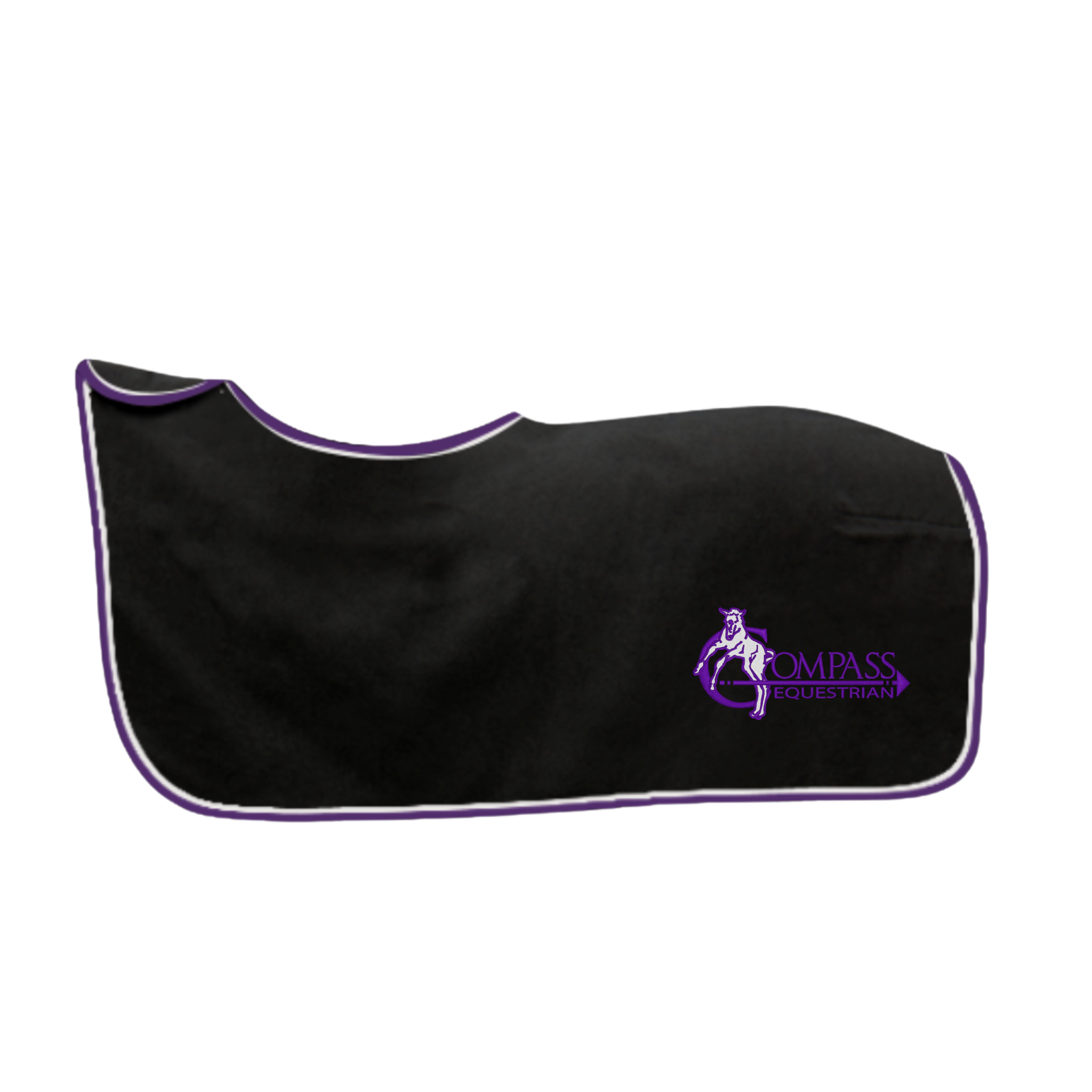Compass Equestrian Quarter Sheet – Chrome by Letter Perfect Embroidery