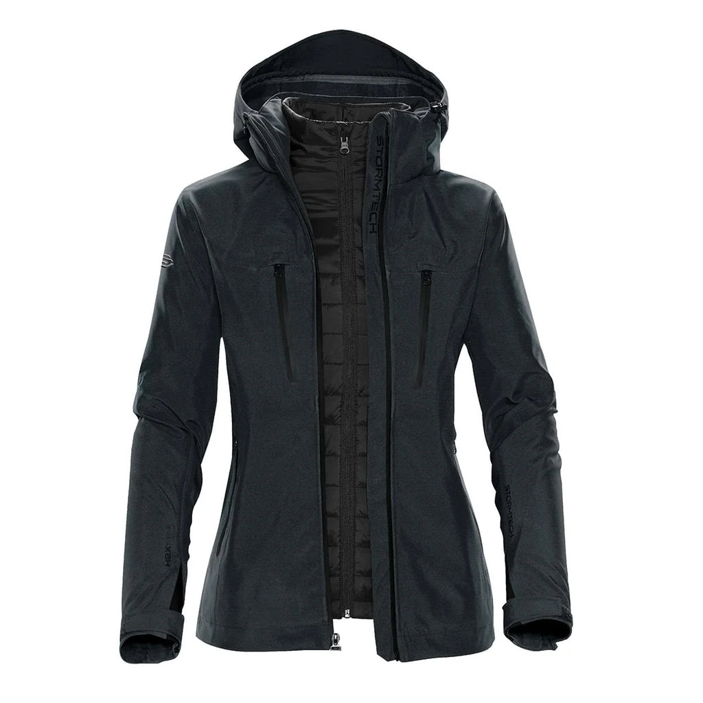 Stormtech Women's Matrix Jacket - XS & M- Charcoal Twill/Black – Chrome ...