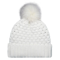 BRAIDED POM-POM TOQUE – Chrome by Letter Perfect Embroidery